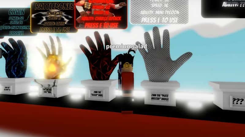 Roblox How to get the Plate Master badge in Slap Battles