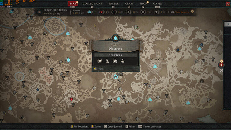 All Waypoint Locations in Diablo 4 - Waypoint Map