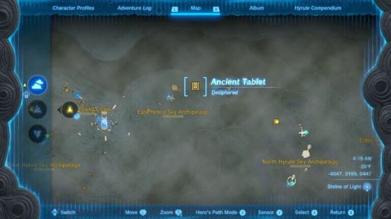 All Ancient Hyrulean Tablet Locations in Zelda Tears of the Kingdom