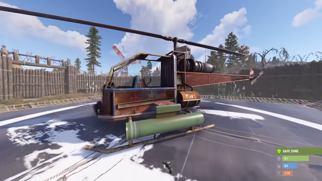 How To Use the New Attack Helicopter in Rust | The Nerd Stash