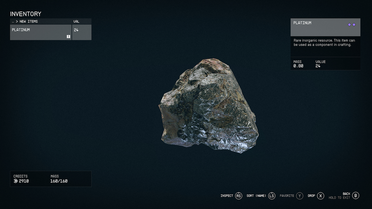 Where To Get Platinum in Starfield | The Nerd Stash