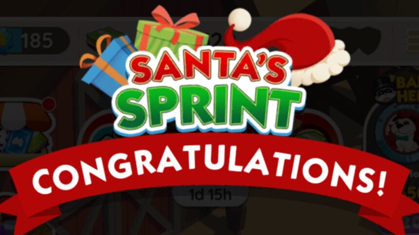 Monopoly Go Santa Sprint Event Guide (All Event Rewards and Milestones ...