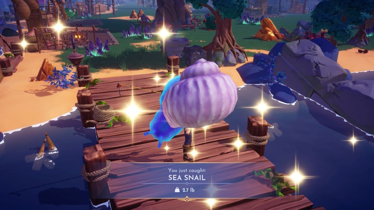 How to Get Sea Snails in Disney Dreamlight Valley | The Nerd Stash
