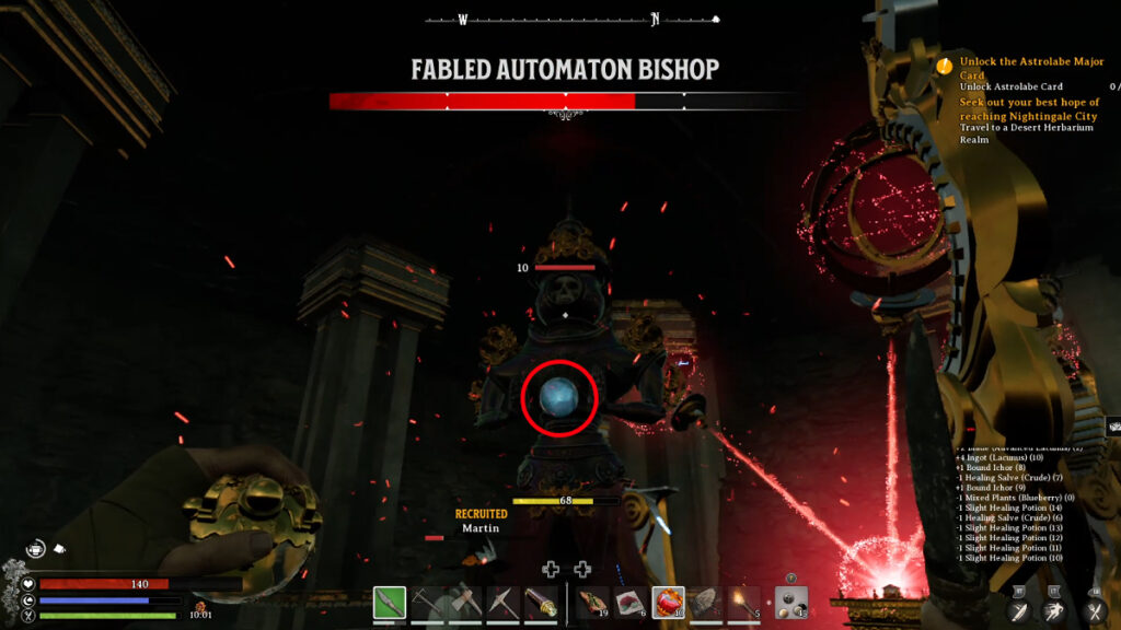 How To Defeat the Automaton Bishop in Nightingale (The Easy Way)