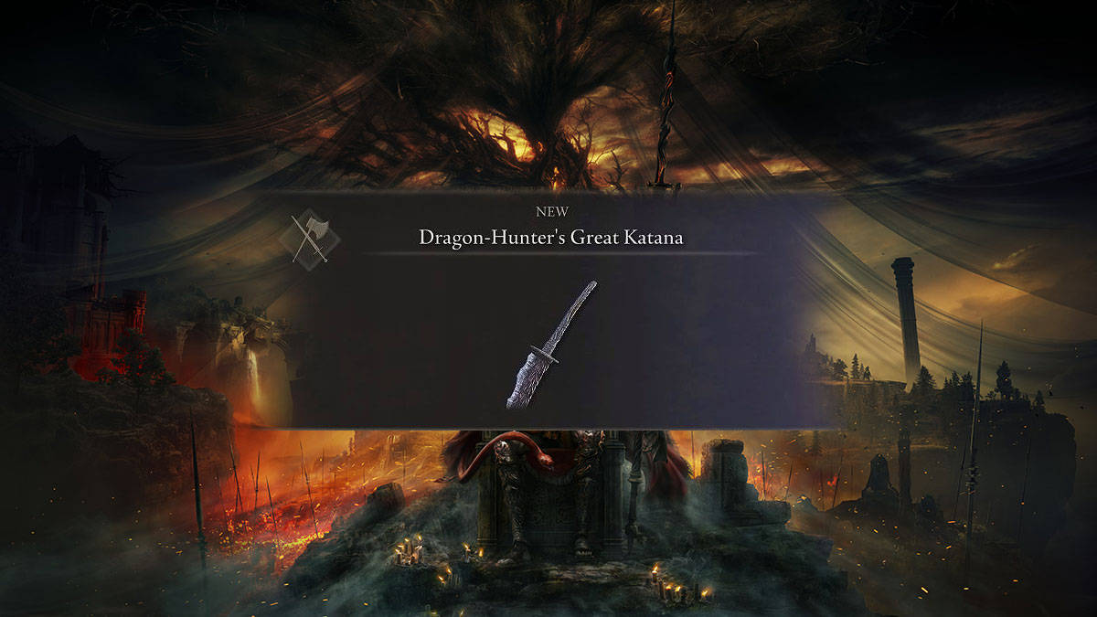 How To Get the Dragon-Hunter's Great Katana in Elden Ring Shadow of the ...