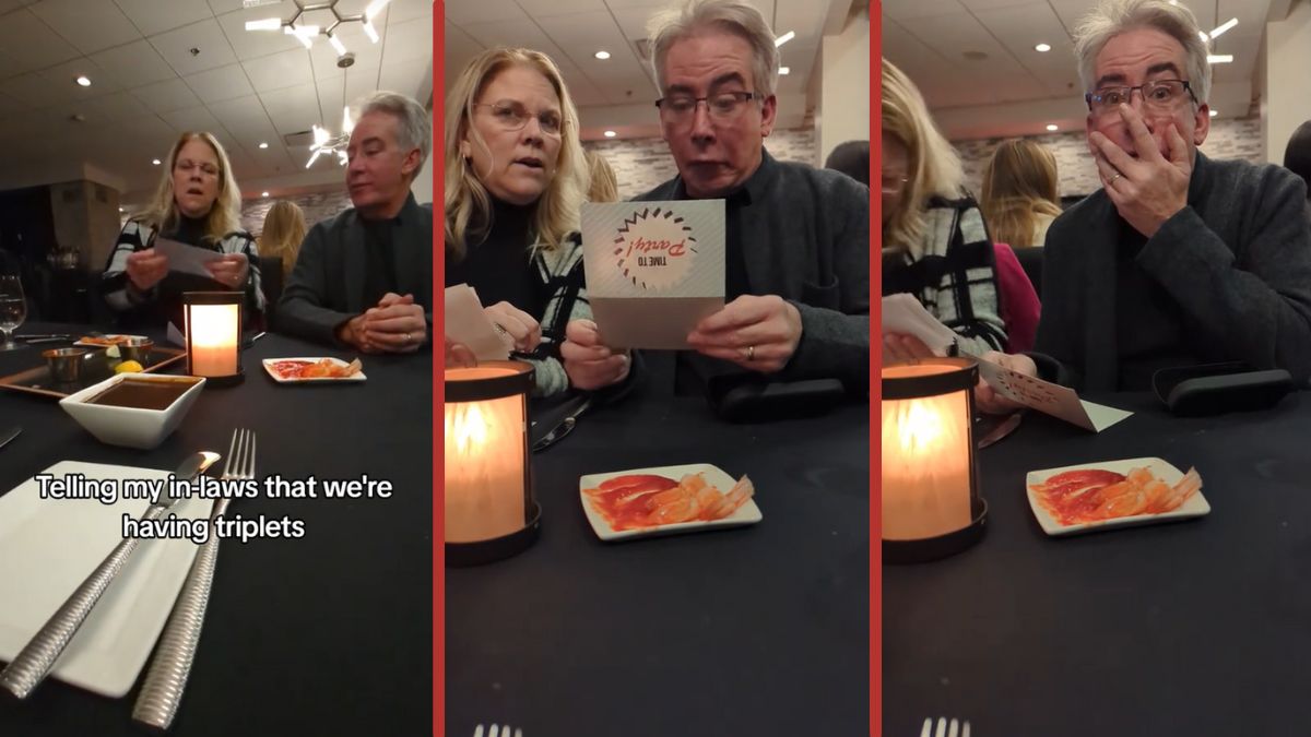 Grandparents Freak Out After Finding Out Daughter is Having Triplets: "He Took Damage When He ...