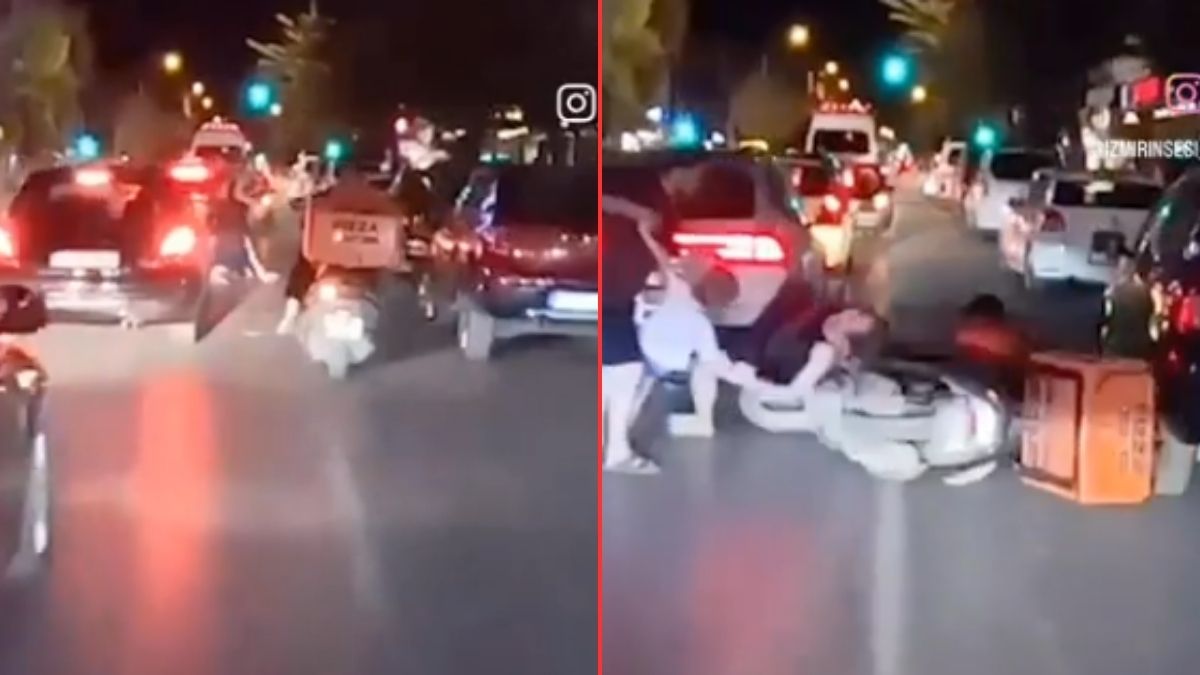 Jaywalking Man Gets Hit By Scooter and Loses His Mind: 'Don't Make Sure You're Wife Is Ok Or ...
