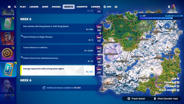 All Fortnite Chapter 6 Season 1 Weekly Quests (& How to Complete Them) - Week 7 | The Nerd Stash