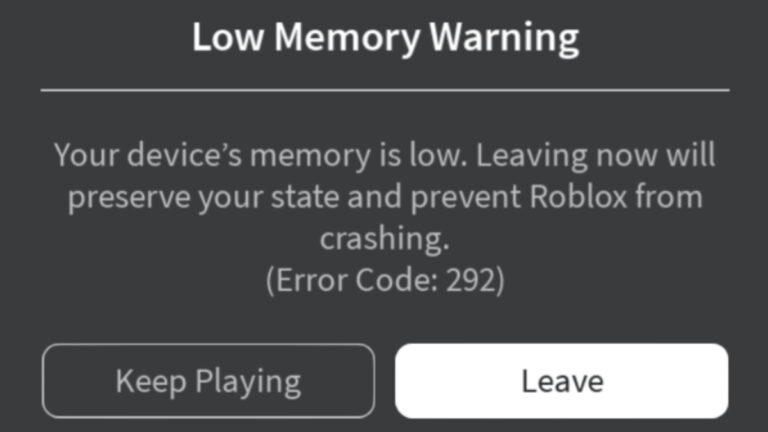 How To Fix Low Memory on Roblox | The Nerd Stash