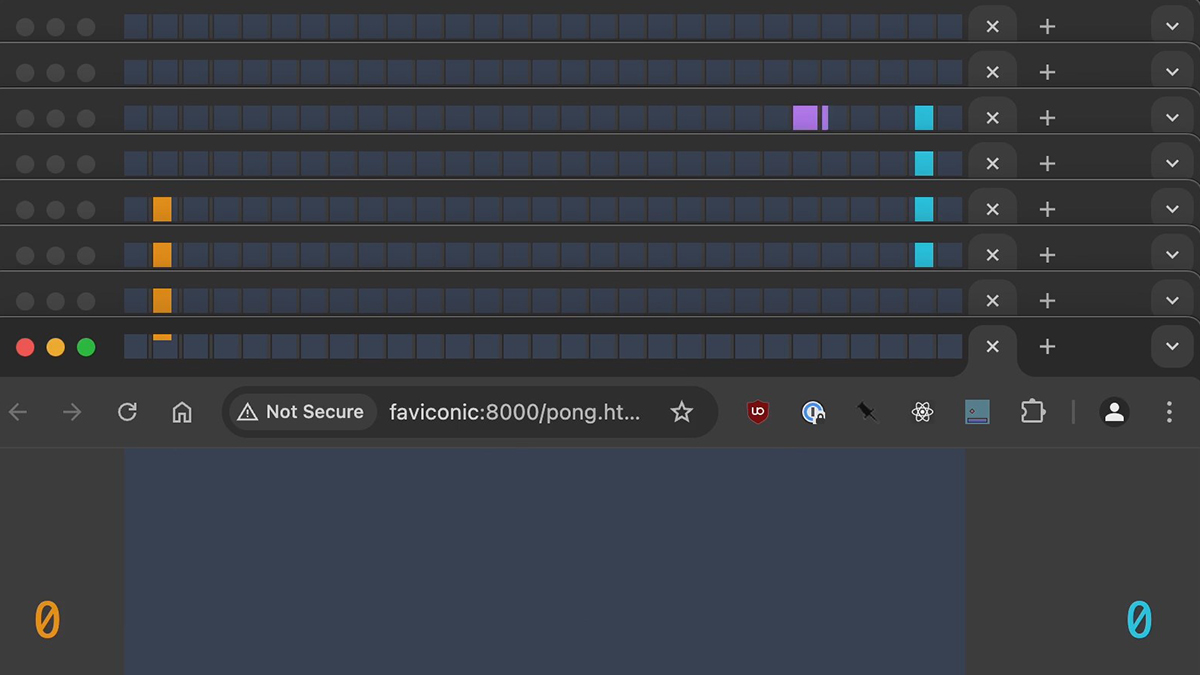 Can't Stop Browsing the 'Net? Running 240 Tabs Now Lets You Play Pong on Browser Tab Icons | The ...