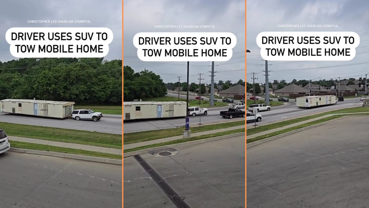 Missouri Motorist Struggles to Tow Mobile Home Using SUV: 'This is 3 am Activities' | The Nerd Stash
