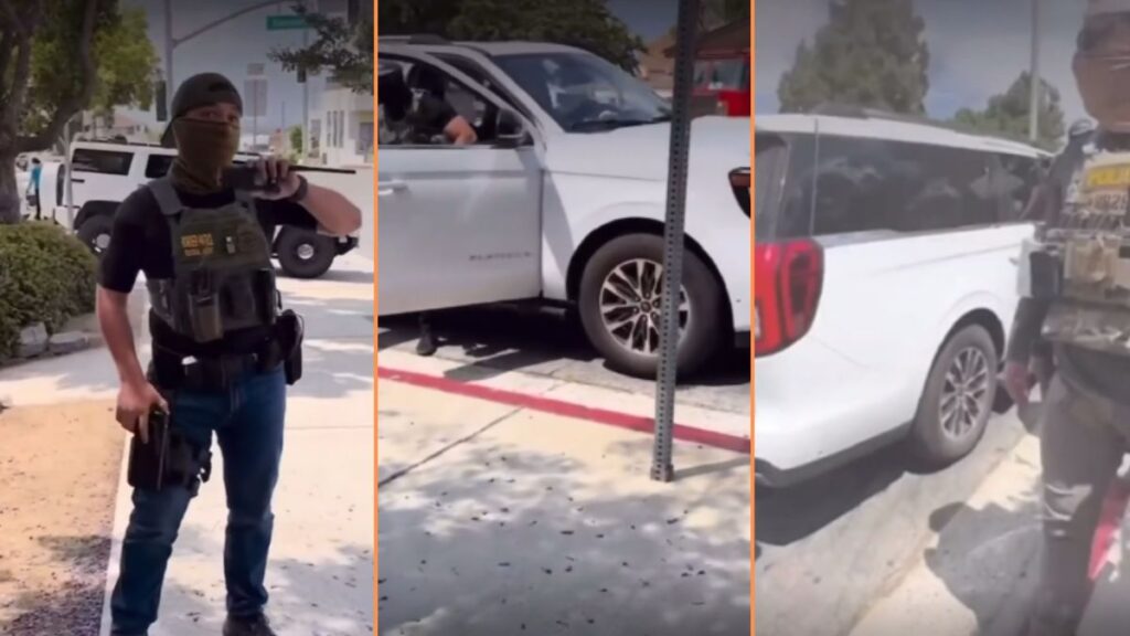 Community Saves Woman from Masked ICE Agents with Illinois Plates ...