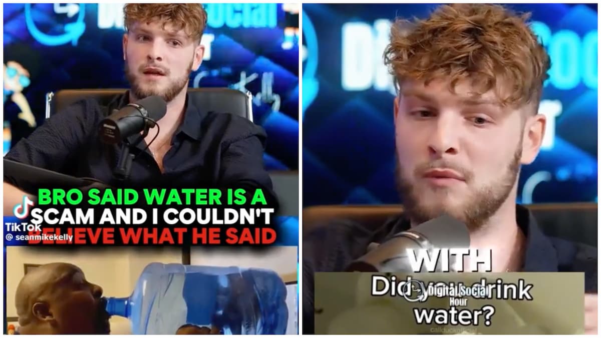 'Mind Bendingly Stupid' California Influencer Claims Water Is a Scam That 'Dissolves' and ...