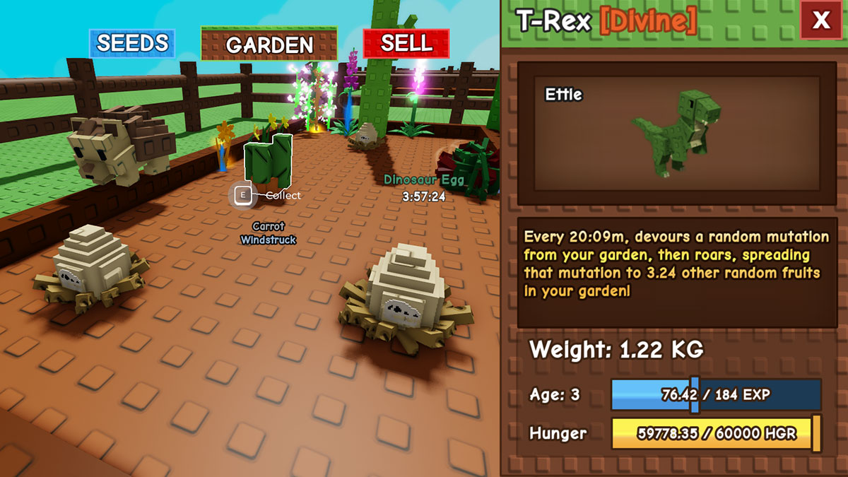 Roblox Grow a Garden: All Dino Eggs Hatch Chances | The Nerd Stash